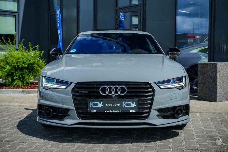 Pelēks Audi A7 Sportback 2017 Kauņa, ar dzinēja tilpumu 2.97 L un nobraukumu 168 tūkst. km par 25750 €, foto 4 vietnē AUTOMOTO.COM.LV