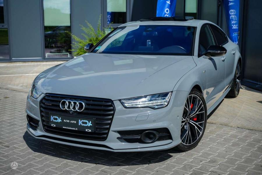 Pelēks Audi A7 Sportback 2017 Kauņa, ar dzinēja tilpumu 2.97 L un nobraukumu 168 tūkst. km par 25750 €, foto 5 vietnē AUTOMOTO.COM.LV