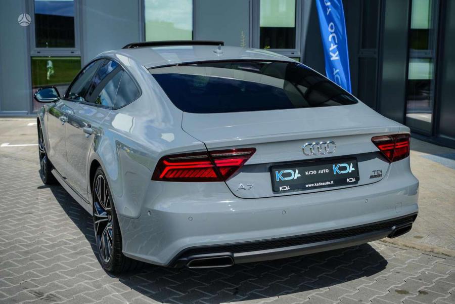 Pelēks Audi A7 Sportback 2017 Kauņa, ar dzinēja tilpumu 2.97 L un nobraukumu 168 tūkst. km par 25750 €, foto 10 vietnē AUTOMOTO.COM.LV