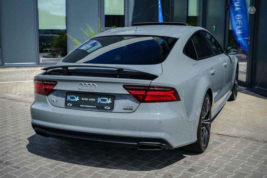 Pelēks Audi A7 Sportback 2017 Kauņa, ar dzinēja tilpumu 2.97 L un nobraukumu 168 tūkst. km par 25750 €, foto 12 vietnē AUTOMOTO.COM.LV
