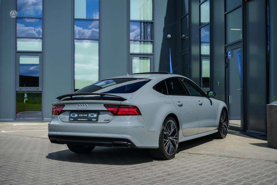 Pelēks Audi A7 Sportback 2017 Kauņa, ar dzinēja tilpumu 2.97 L un nobraukumu 168 tūkst. km par 25750 €, foto 13 vietnē AUTOMOTO.COM.LV