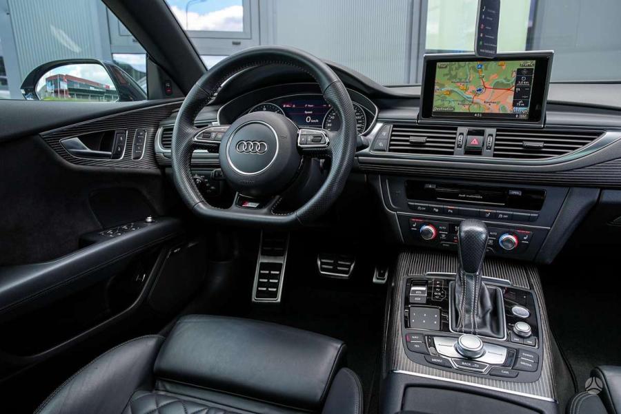 Pelēks Audi A7 Sportback 2017 Kauņa, ar dzinēja tilpumu 2.97 L un nobraukumu 168 tūkst. km par 25750 €, foto 18 vietnē AUTOMOTO.COM.LV