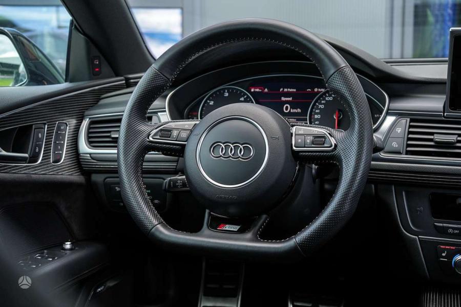 Pelēks Audi A7 Sportback 2017 Kauņa, ar dzinēja tilpumu 2.97 L un nobraukumu 168 tūkst. km par 25750 €, foto 19 vietnē AUTOMOTO.COM.LV