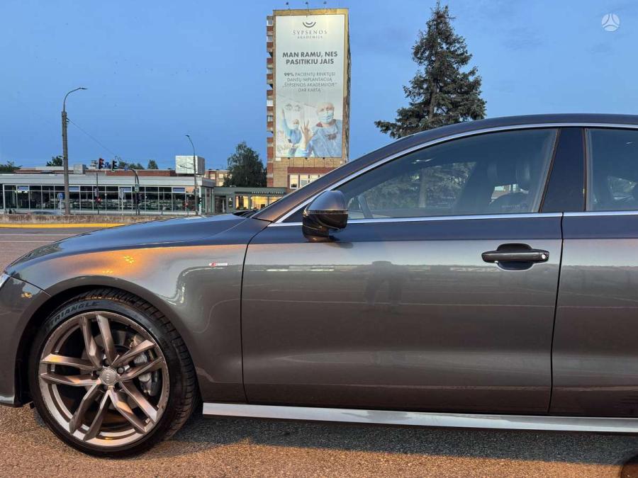 Pelēks Audi A7 Sportback 2017 Kauņa, ar dzinēja tilpumu 2.97 L un nobraukumu 224 tūkst. km par 17500 €, foto 3 vietnē AUTOMOTO.COM.LV