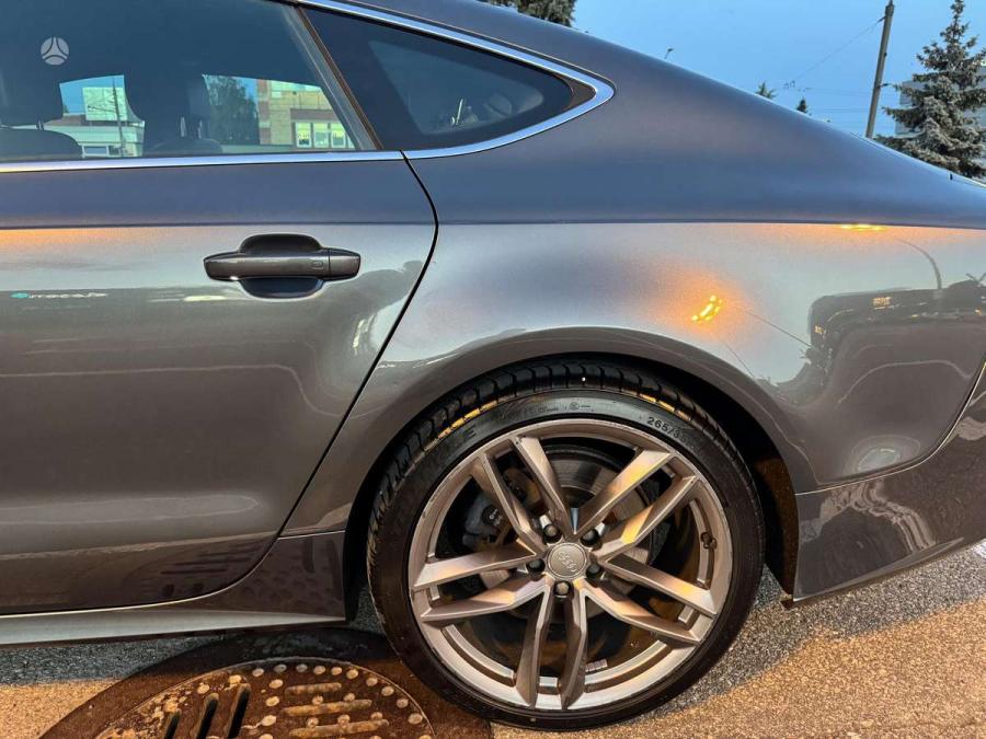 Pelēks Audi A7 Sportback 2017 Kauņa, ar dzinēja tilpumu 2.97 L un nobraukumu 224 tūkst. km par 17500 €, foto 4 vietnē AUTOMOTO.COM.LV