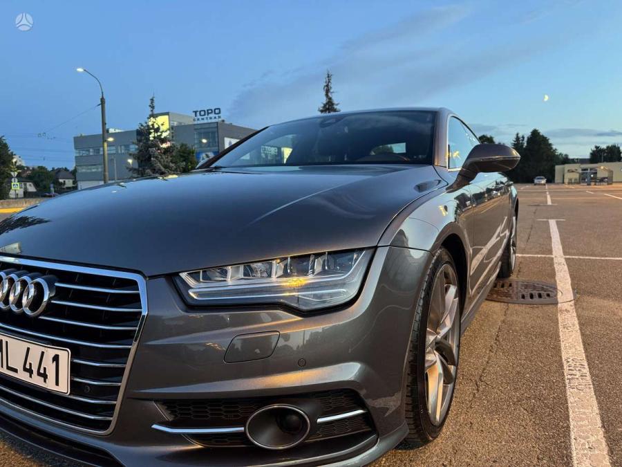 Pelēks Audi A7 Sportback 2017 Kauņa, ar dzinēja tilpumu 2.97 L un nobraukumu 224 tūkst. km par 17500 €, foto 16 vietnē AUTOMOTO.COM.LV