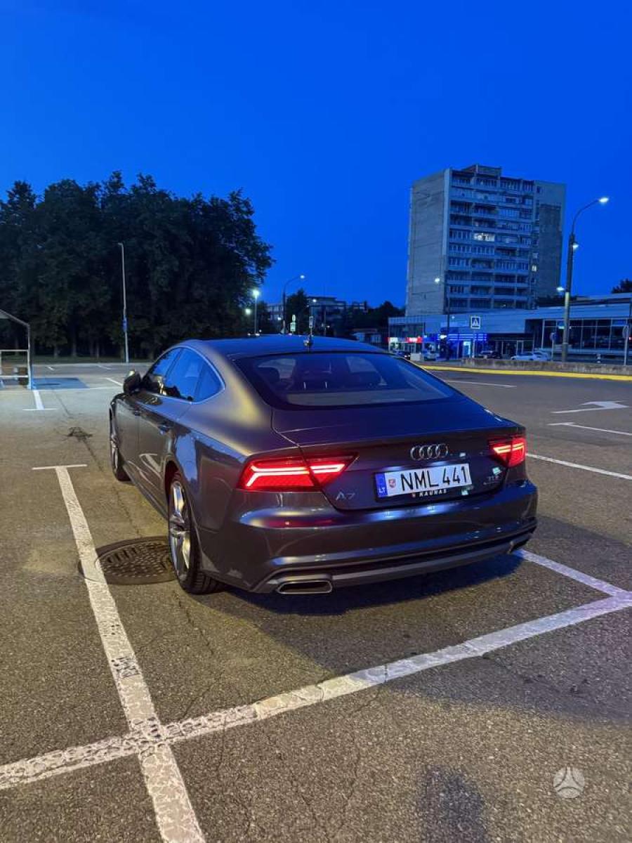 Pelēks Audi A7 Sportback 2017 Kauņa, ar dzinēja tilpumu 2.97 L un nobraukumu 224 tūkst. km par 17500 €, foto 18 vietnē AUTOMOTO.COM.LV