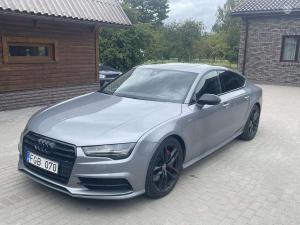 Pelēks Audi A7 Sportback 2017 Kėdainiai, ar dzinēja tilpumu 3.00 L un nobraukumu 156 tūkst. km par 20000 €, foto  vietnē AUTOMOTO.COM.LV