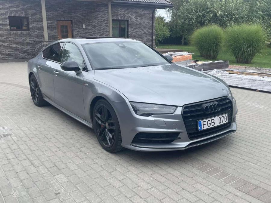 Pelēks Audi A7 Sportback 2017 Kėdainiai, ar dzinēja tilpumu 3.00 L un nobraukumu 156 tūkst. km par 20000 €, foto 3 vietnē AUTOMOTO.COM.LV
