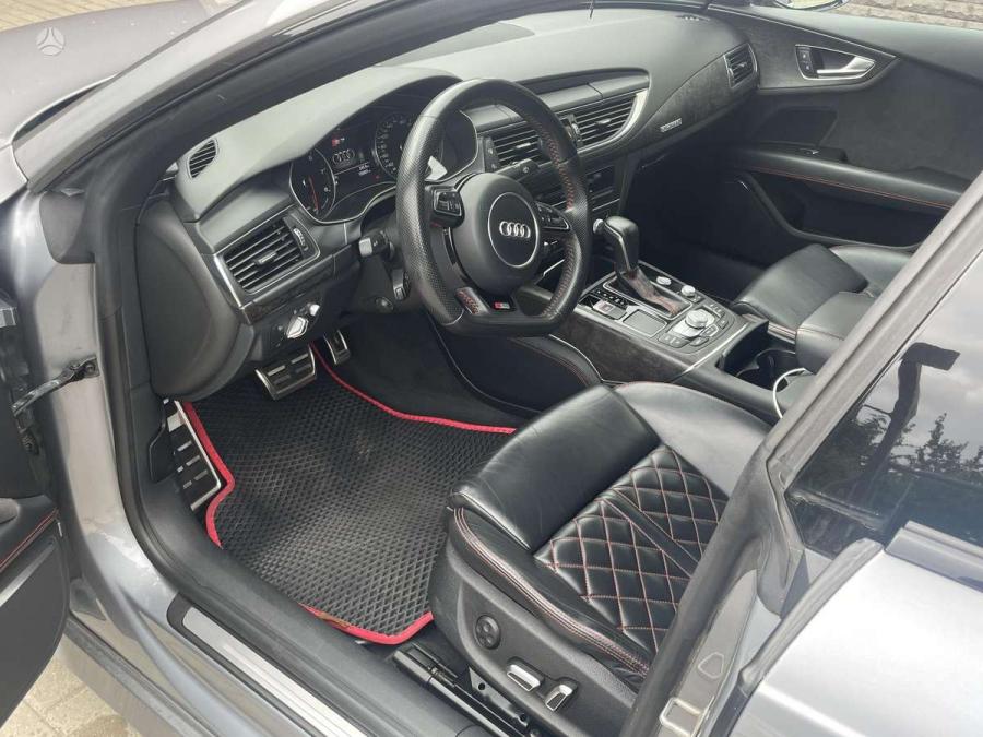 Pelēks Audi A7 Sportback 2017 Kėdainiai, ar dzinēja tilpumu 3.00 L un nobraukumu 156 tūkst. km par 20000 €, foto 6 vietnē AUTOMOTO.COM.LV