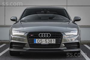 Pelēks Audi A7 Sportback 2017 Rīga, ar dzinēja tilpumu 3.00 L un nobraukumu 228 tūkst. km par 18950 €, foto 3 vietnē AUTOMOTO.COM.LV