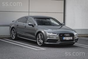 Pelēks Audi A7 Sportback 2017 Rīga, ar dzinēja tilpumu 3.00 L un nobraukumu 228 tūkst. km par 18950 €, foto 4 vietnē AUTOMOTO.COM.LV