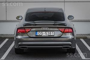 Pelēks Audi A7 Sportback 2017 Rīga, ar dzinēja tilpumu 3.00 L un nobraukumu 228 tūkst. km par 18950 €, foto 6 vietnē AUTOMOTO.COM.LV