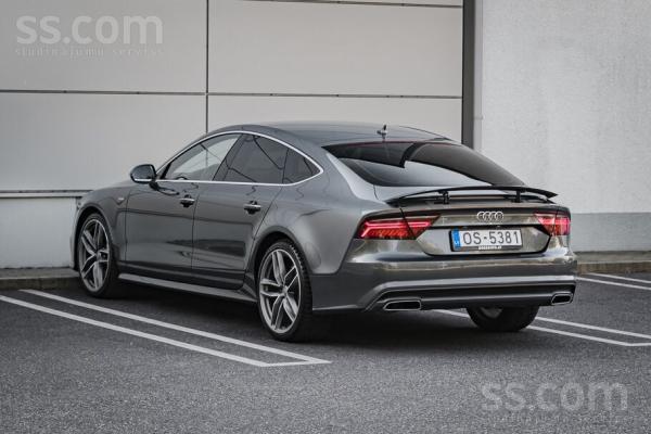 Pelēks Audi A7 Sportback 2017 Rīga, ar dzinēja tilpumu 3.00 L un nobraukumu 228 tūkst. km par 18950 €, foto 7 vietnē AUTOMOTO.COM.LV