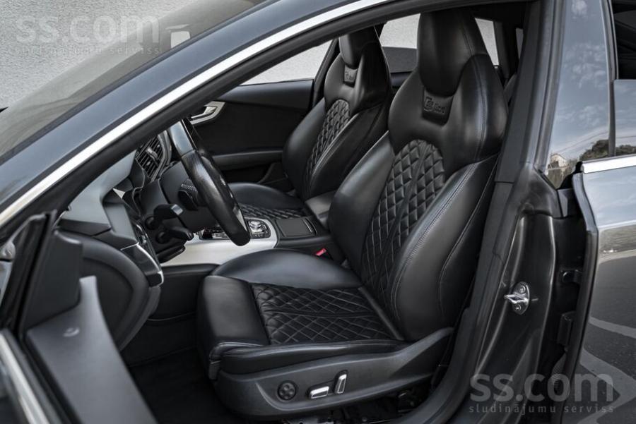 Pelēks Audi A7 Sportback 2017 Rīga, ar dzinēja tilpumu 3.00 L un nobraukumu 228 tūkst. km par 18950 €, foto 12 vietnē AUTOMOTO.COM.LV