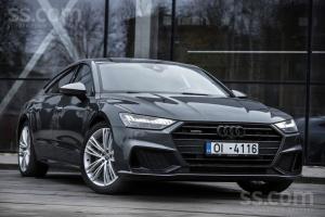 Pelēks Audi A7 Sportback 2018 Rīga, ar dzinēja tilpumu 3.00 L un nobraukumu 105 tūkst. km par 36900 €, foto 2 vietnē AUTOMOTO.COM.LV