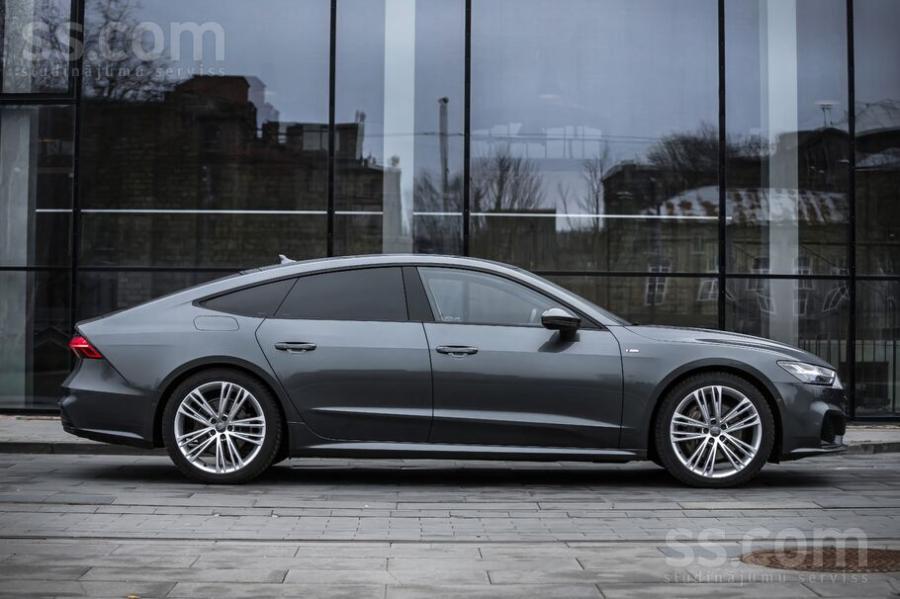 Pelēks Audi A7 Sportback 2018 Rīga, ar dzinēja tilpumu 3.00 L un nobraukumu 105 tūkst. km par 36900 €, foto 3 vietnē AUTOMOTO.COM.LV