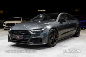 Pelēks Audi A7 Sportback 2018 Rīga, ar dzinēja tilpumu 3.00 L un nobraukumu 118 tūkst. km par 39000 €, foto  vietnē AUTOMOTO.COM.LV
