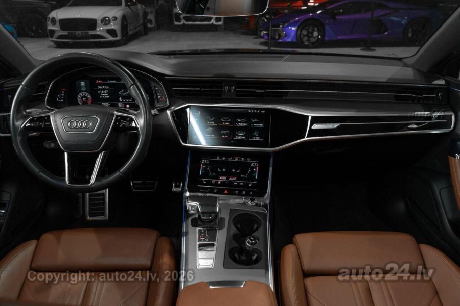 Grey Audi A7 Sportback 2018 in Riga, with an engine capacity of 3.00 L and mileage of 118 thousand km for 39000 €, photo 11 on AUTOMOTO.COM.LV