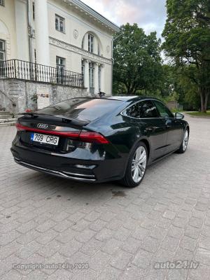 Grey Audi A7 Sportback 2018 in Tallinn, with an engine capacity of 3.00 L and mileage of 121 thousand km for 35999 €, photo 5 on AUTOMOTO.COM.LV