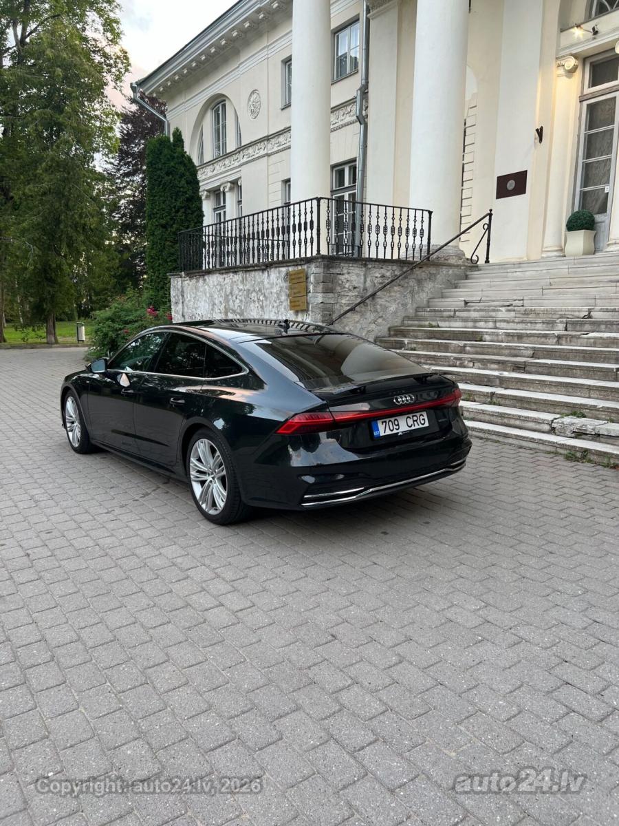 Grey Audi A7 Sportback 2018 in Tallinn, with an engine capacity of 3.00 L and mileage of 121 thousand km for 35999 €, photo 6 on AUTOMOTO.COM.LV