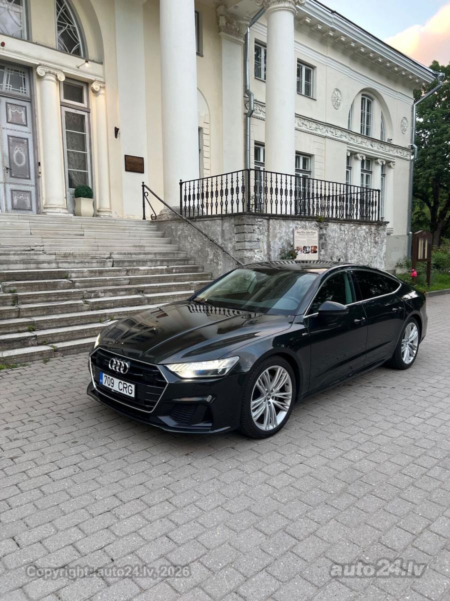 Grey Audi A7 Sportback 2018 in Tallinn, with an engine capacity of 3.00 L and mileage of 121 thousand km for 35999 €, photo 7 on AUTOMOTO.COM.LV