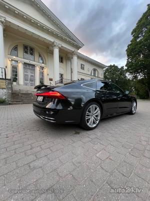 Grey Audi A7 Sportback 2018 in Tallinn, with an engine capacity of 3.00 L and mileage of 121 thousand km for 35999 €, photo 8 on AUTOMOTO.COM.LV