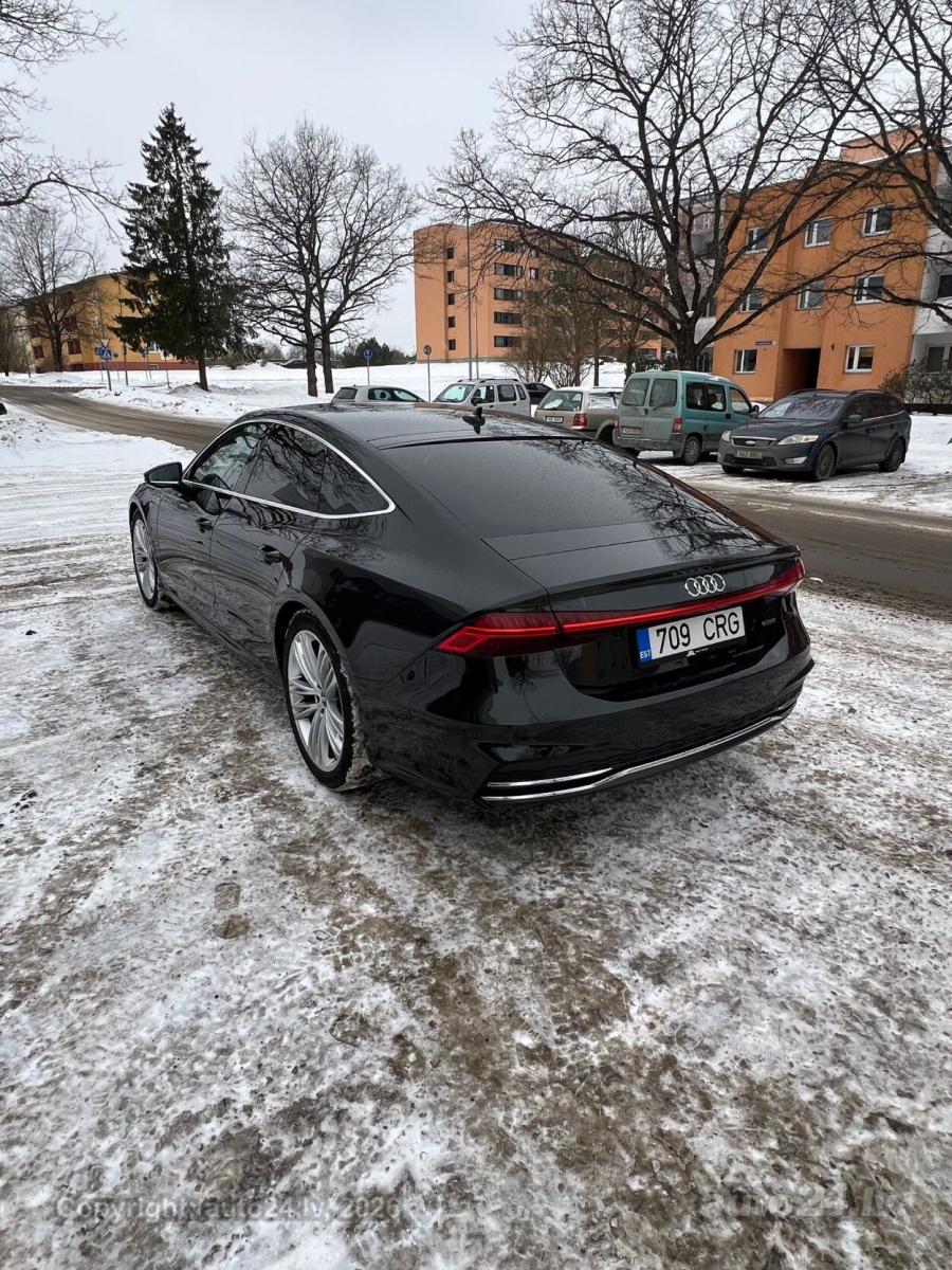 Grey Audi A7 Sportback 2018 in Tallinn, with an engine capacity of 3.00 L and mileage of 121 thousand km for 35999 €, photo 14 on AUTOMOTO.COM.LV