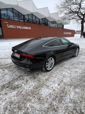 Grey Audi A7 Sportback 2018 in Tallinn, with an engine capacity of 3.00 L and mileage of 121 thousand km for 35999 €, photo 15 on AUTOMOTO.COM.LV