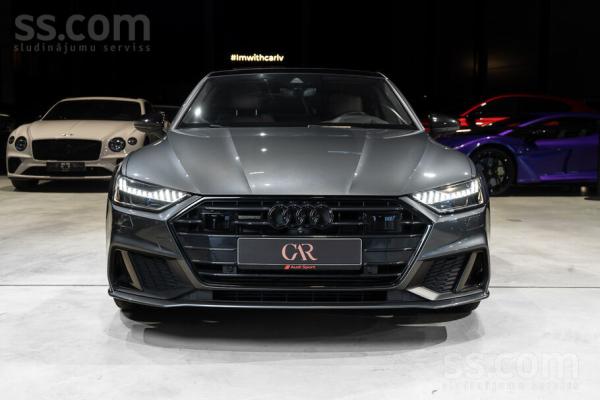 Серый Ауди А7 Спортбек 2018 в Рига, объемом двигателя 3.00 л и пробегом 118 тыс. км за 37500 €, фото 2 на AUTOMOTO.COM.LV