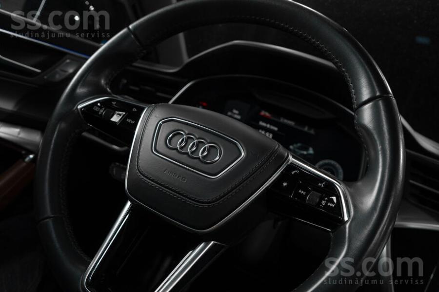 Pelēks Audi A7 Sportback 2018 Rīga, ar dzinēja tilpumu 3.00 L un nobraukumu 118 tūkst. km par 37500 €, foto 24 vietnē AUTOMOTO.COM.LV