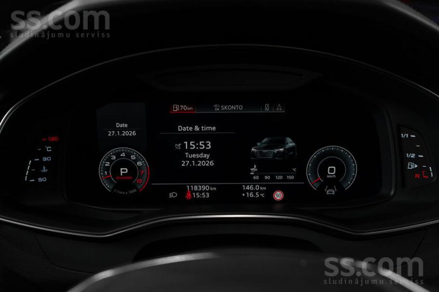 Pelēks Audi A7 Sportback 2018 Rīga, ar dzinēja tilpumu 3.00 L un nobraukumu 118 tūkst. km par 37500 €, foto 25 vietnē AUTOMOTO.COM.LV