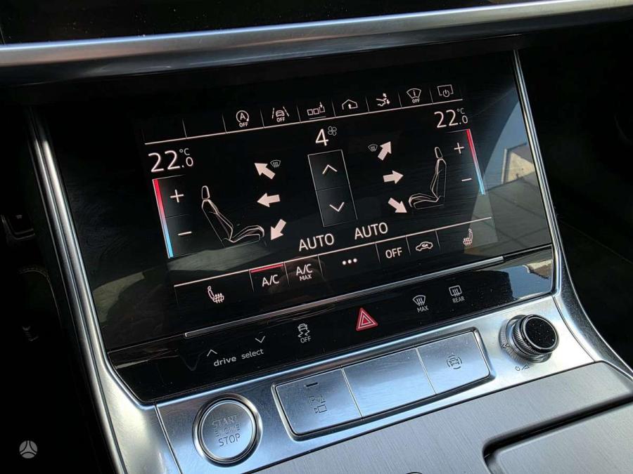 Pelēks Audi A7 Sportback 2018 Šauļi, ar dzinēja tilpumu 2.97 L un nobraukumu 284 tūkst. km par 26500 €, foto 38 vietnē AUTOMOTO.COM.LV
