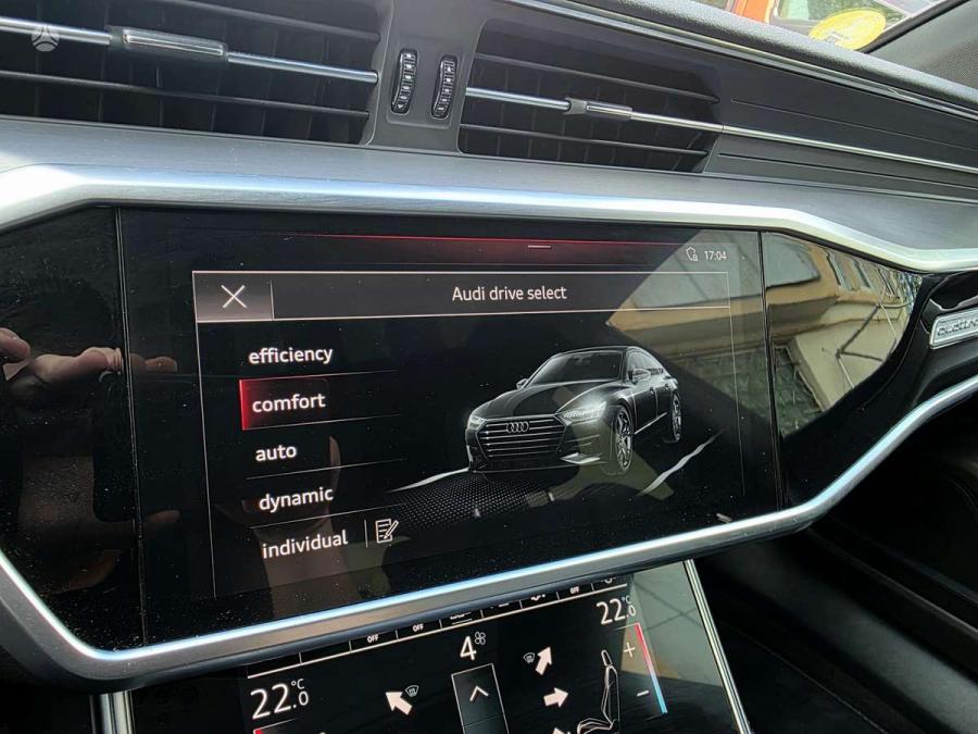 Pelēks Audi A7 Sportback 2018 Šauļi, ar dzinēja tilpumu 2.97 L un nobraukumu 284 tūkst. km par 26500 €, foto 42 vietnē AUTOMOTO.COM.LV