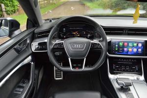 Pelēks Audi A7 Sportback 2018 Marijampole, ar dzinēja tilpumu 2.97 L un nobraukumu 184 tūkst. km par 34750 €, foto 22 vietnē AUTOMOTO.COM.LV