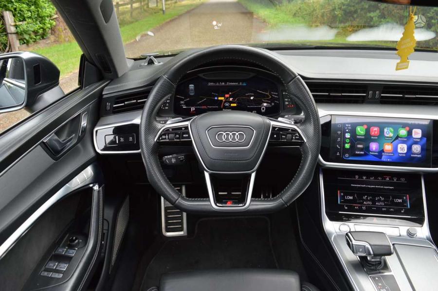 Pelēks Audi A7 Sportback 2018 Marijampole, ar dzinēja tilpumu 2.97 L un nobraukumu 184 tūkst. km par 34750 €, foto 22 vietnē AUTOMOTO.COM.LV