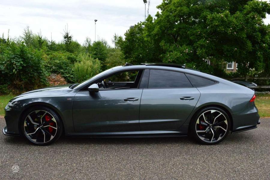 Pelēks Audi A7 Sportback 2018 Marijampole, ar dzinēja tilpumu 2.97 L un nobraukumu 184 tūkst. km par 34750 €, foto 24 vietnē AUTOMOTO.COM.LV