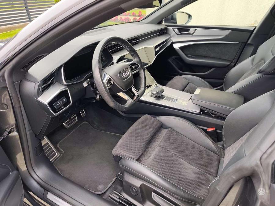 Grey Audi A7 Sportback 2018 in Vilnius, with an engine capacity of 2.97 L and mileage of 76 thousand km for 37000 €, photo 18 on AUTOMOTO.COM.LV