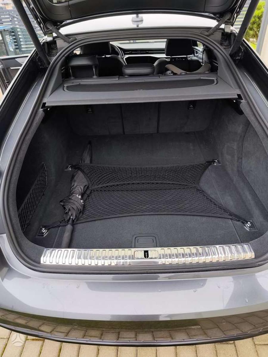 Grey Audi A7 Sportback 2018 in Vilnius, with an engine capacity of 2.97 L and mileage of 76 thousand km for 37000 €, photo 22 on AUTOMOTO.COM.LV