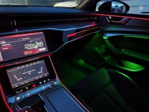 Grey Audi A7 Sportback 2018 in Vilnius, with an engine capacity of 2.97 L and mileage of 76 thousand km for 37000 €, photo 25 on AUTOMOTO.COM.LV