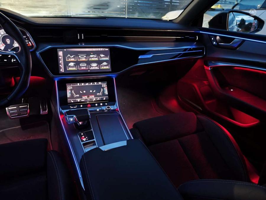 Grey Audi A7 Sportback 2018 in Vilnius, with an engine capacity of 2.97 L and mileage of 76 thousand km for 37000 €, photo 26 on AUTOMOTO.COM.LV