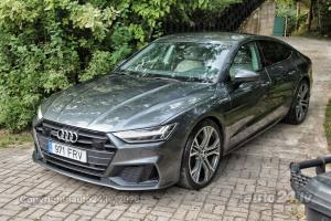 Grey Audi A7 Sportback 2018 in Tallinn, with an engine capacity of 3.00 L and mileage of 235 thousand km for 33500 €, photo 4 on AUTOMOTO.COM.LV