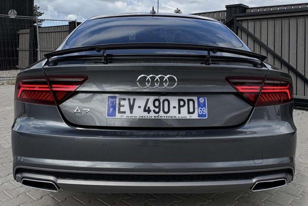 Pelēks Audi A7 Sportback 2018 Kauņa, ar dzinēja tilpumu 2.97 L un nobraukumu 300 tūkst. km par 14999 €, foto 11 vietnē AUTOMOTO.COM.LV