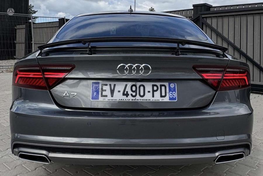 Pelēks Audi A7 Sportback 2018 Kauņa, ar dzinēja tilpumu 2.97 L un nobraukumu 300 tūkst. km par 14999 €, foto 11 vietnē AUTOMOTO.COM.LV
