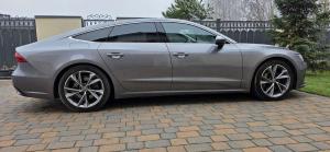 Grey Audi A7 Sportback 2019 in Vilnius, with an engine capacity of 3.00 L and mileage of 87 thousand km for 28500 €, photo 3 on AUTOMOTO.COM.LV