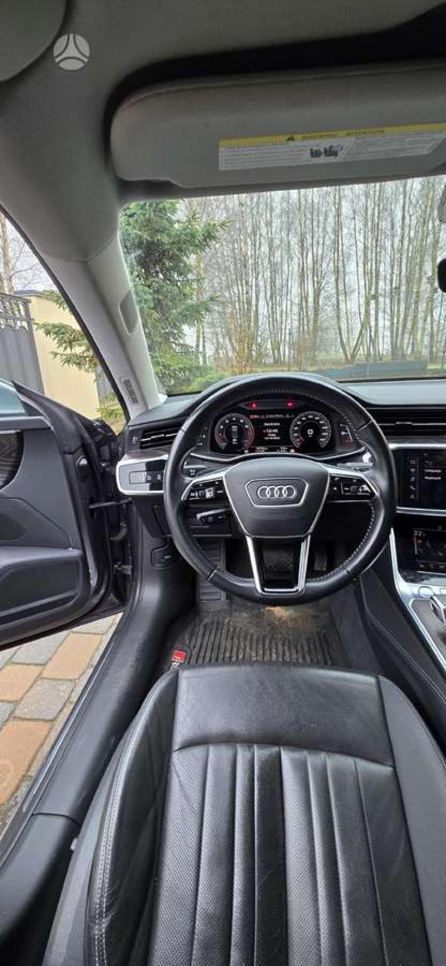 Grey Audi A7 Sportback 2019 in Vilnius, with an engine capacity of 3.00 L and mileage of 87 thousand km for 28500 €, photo 12 on AUTOMOTO.COM.LV