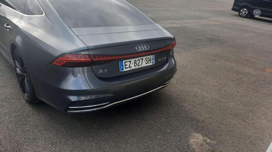 Grey Audi A7 Sportback 2019 in Taurage, with an engine capacity of 3.00 L and mileage of 145 thousand km for 22500 €, photo 3 on AUTOMOTO.COM.LV
