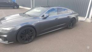 Grey Audi A7 Sportback 2019 in Taurage, with an engine capacity of 3.00 L and mileage of 145 thousand km for 22500 €, photo 4 on AUTOMOTO.COM.LV