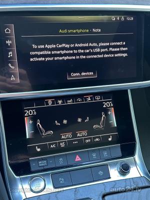 Grey Audi A7 Sportback 2020 in Tallinn, with an engine capacity of 2.00 L and mileage of 64 thousand km for 39999 €, photo 15 on AUTOMOTO.COM.LV