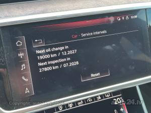 Grey Audi A7 Sportback 2020 in Tallinn, with an engine capacity of 2.00 L and mileage of 64 thousand km for 39999 €, photo 31 on AUTOMOTO.COM.LV